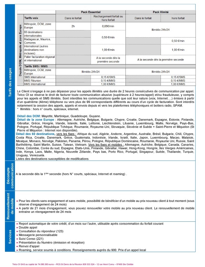 Only, l'autre marque de Free lance de nouvelles offres boostées en data ...