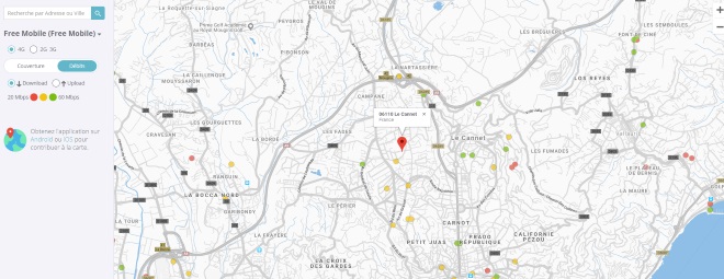 Découvrez les cartes du déploiement très haut débit du Cannet