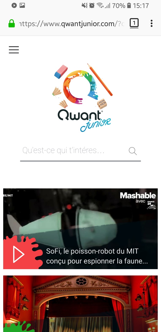 Qwant Junior : le moteur de recherche français sort sa version mobile ...