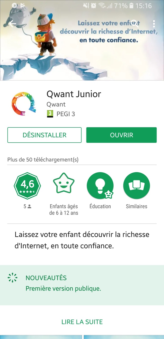 Qwant Junior : le moteur de recherche français sort sa version mobile ...