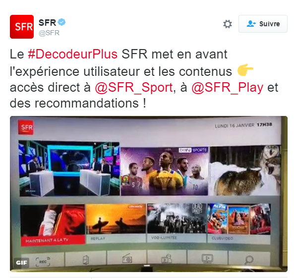 SFR lance son Décodeur Plus de SFR, sa nouvelle Box TV 4K pour ses ...