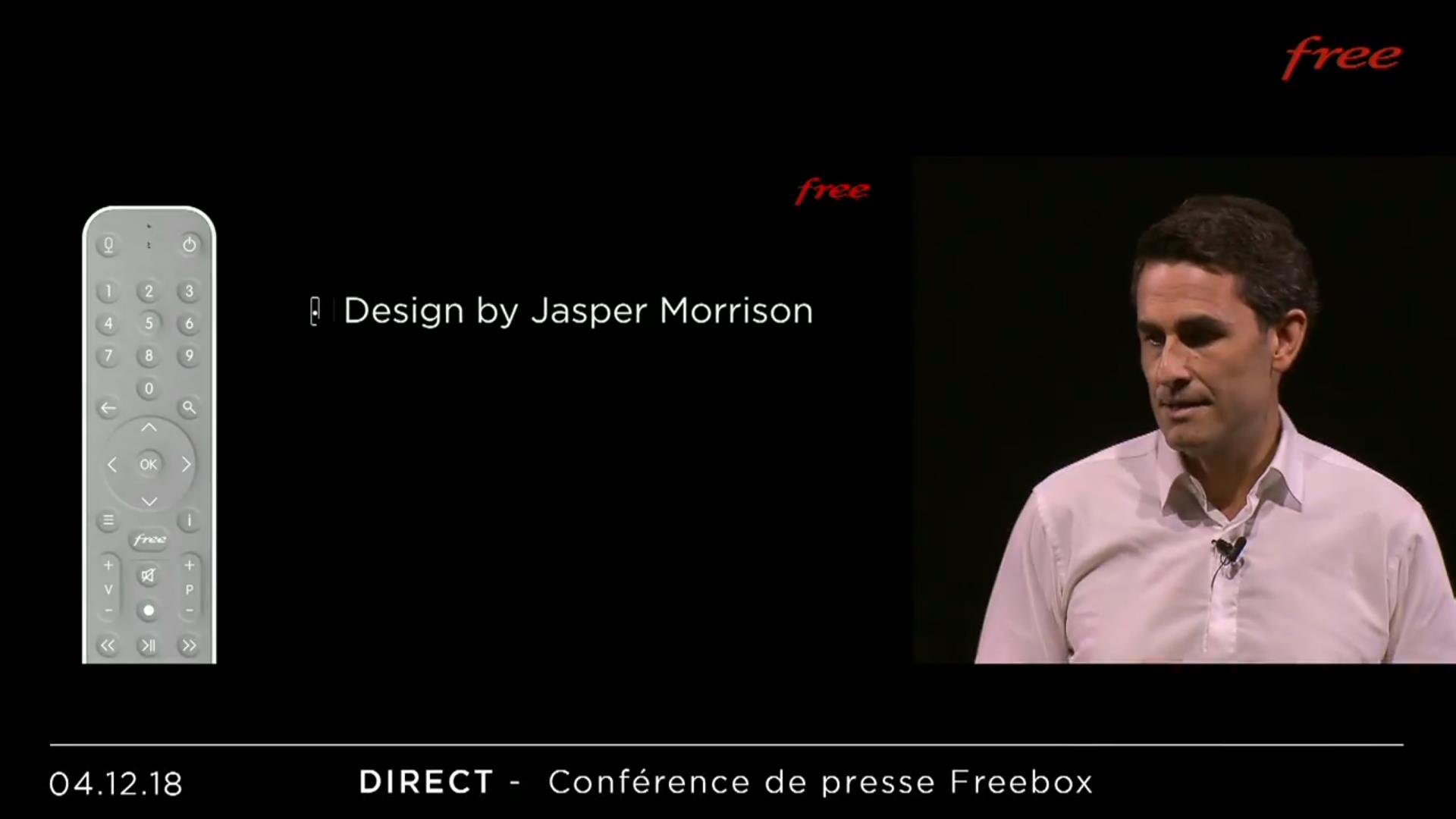 Retrouvez le design de la nouvelle télécommande pour la Freebox delta