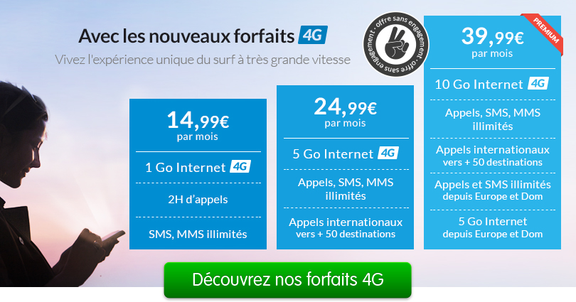 Prixtel lance 3 nouveaux forfaits 4G, de 14,99€ à 39,99€
