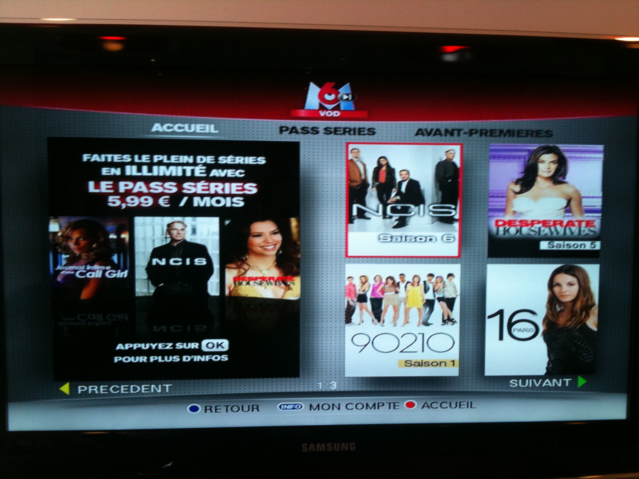 M6 VOD Disponible chez Free