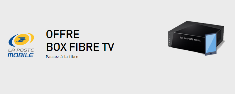 La Poste Mobile lance son offre box fibre TV
