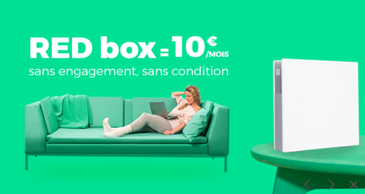 RED by SFR lance une offre Très Haut Débit à 10€/mois à vie sur ...