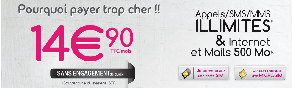 Afone Mobile lance un forfait à 14,90 € : SMS, MMS, appels illimités ...
