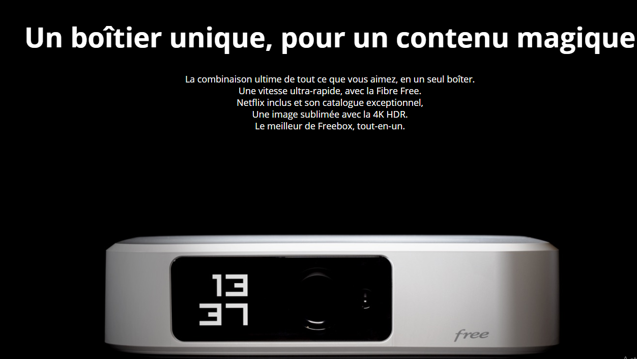Découvrez en plus sur l'offre Freebox One