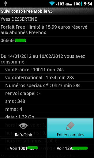 « Suivi conso Free Mobile » : l'application Android pour suivre sa consommation