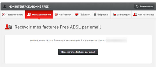 Nouveau : recevez maintenant vos factures Freebox par mail