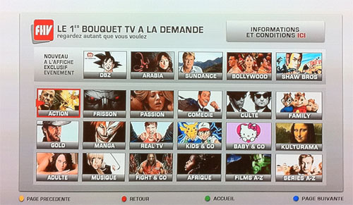 Nouvelle interface pour FHV