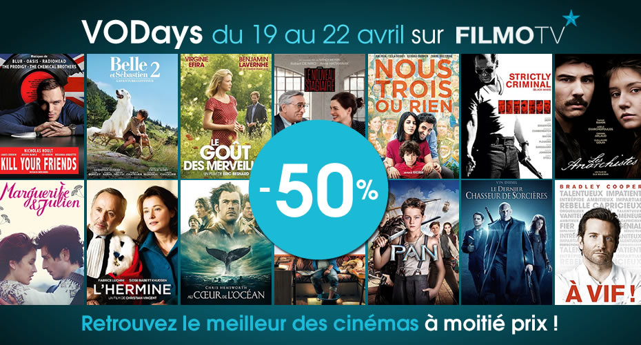 Vidéo club Freebox : C'est parti pour les films à 50% sur Filmo TV