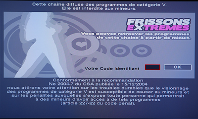 Du Sport sur Frisson extrême