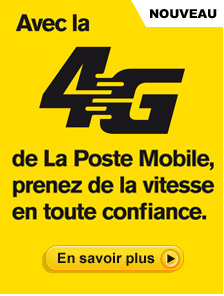 La Poste Mobile lance ses forfaits 4G