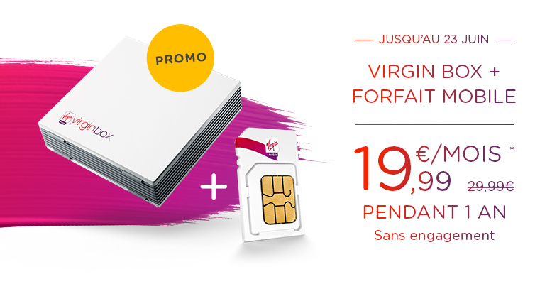 Virgin Mobile lance une nouvelle promotion ADSL. La Virgin Box à 19.99 ...