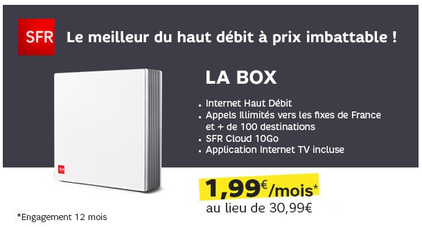 SFR s'affiche sur Showroomprivee avec deux nouvelles promos Box ADSL
