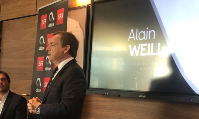 Alain Weill présente le nouveau SFR Presse qui sera lancé en juillet à ...