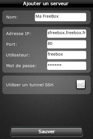 Freebox Révolution : Application Android pour gérer la SeedBox