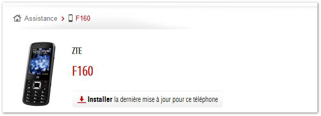 Free Mobile : Téléchargez la dernière mise à jour constructeur du ZTE F160