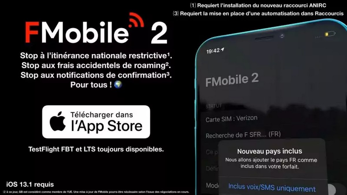 FMobile 2 : l'application se met à jour et simplifie la tâche aux ...