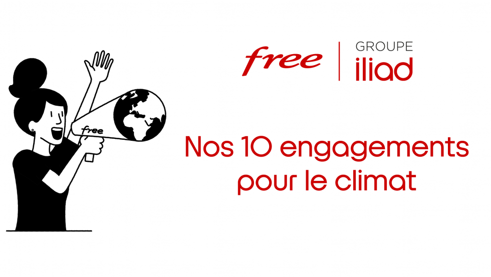 Iliad/Free présente ses 10 engagements pour l'environnement
