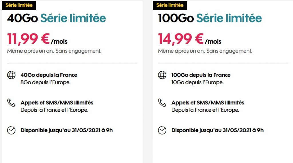 Forfaits mobiles : Sosh lance deux nouvelles séries limitées à moins de 15 euros
