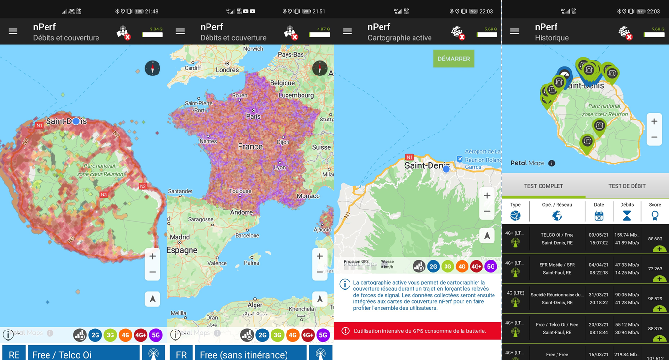 nPerf : l'application de speedtest se met à jour sur les mobiles Huawei