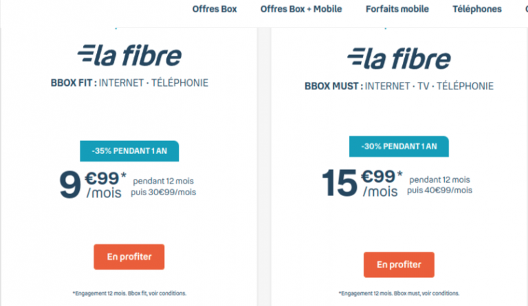 Fibre : Bouygues Telecom lance des promos à 9,99 et 15,99 euros