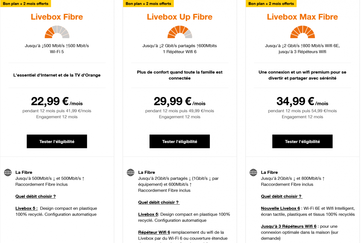 Orange offre deux mois d'abonnement à ses nouveaux abonnés Livebox