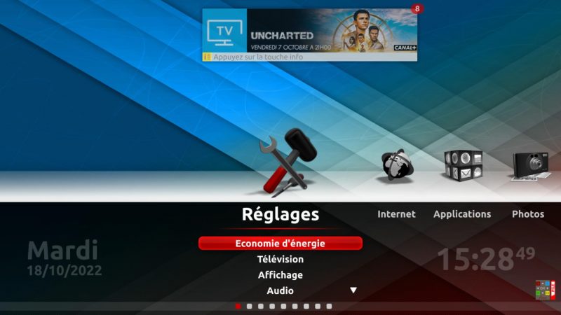 Freebox Révolution : découvrez le nouveau menu "économie d'énergie" disponible sur le player
