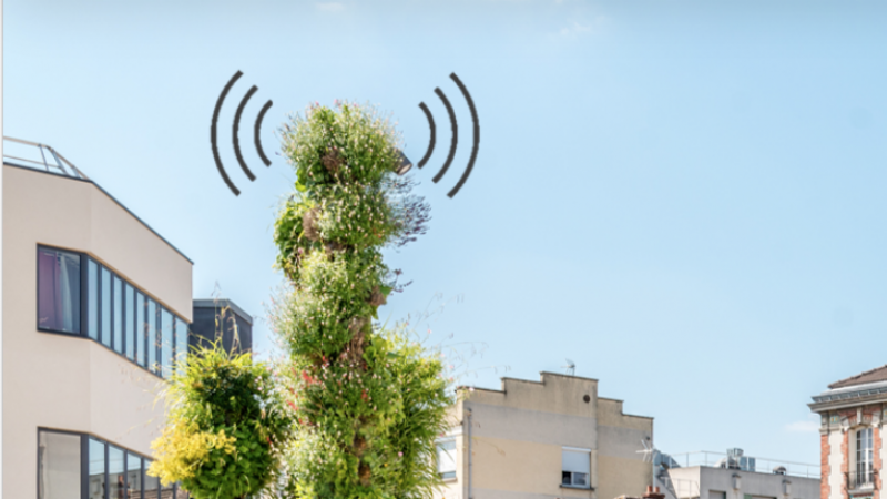 TDF présente des antennes 4G et 5G végétalisées en pleine ville, une ...
