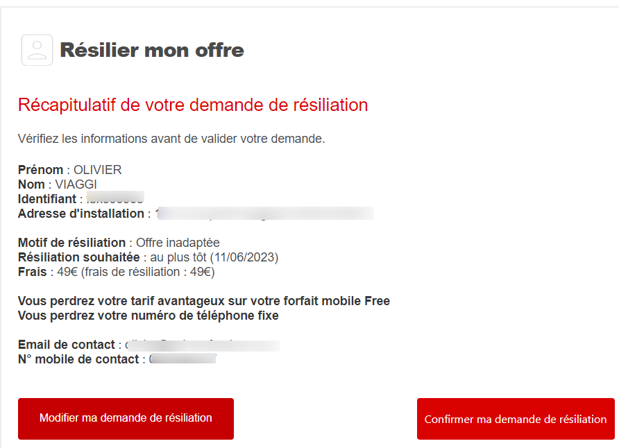 Désormais, chez Free, vous pouvez résilier votre abonnement Freebox en ...