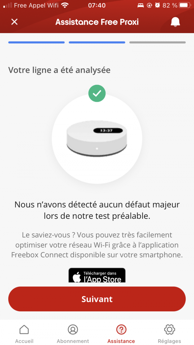Free lance une nouvelle mise à jour de son application Freebox Espace Abonné sur iOS et Android