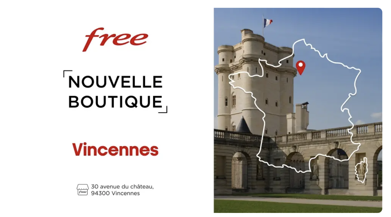 Free renforce sa présence commerciale en région parisienne