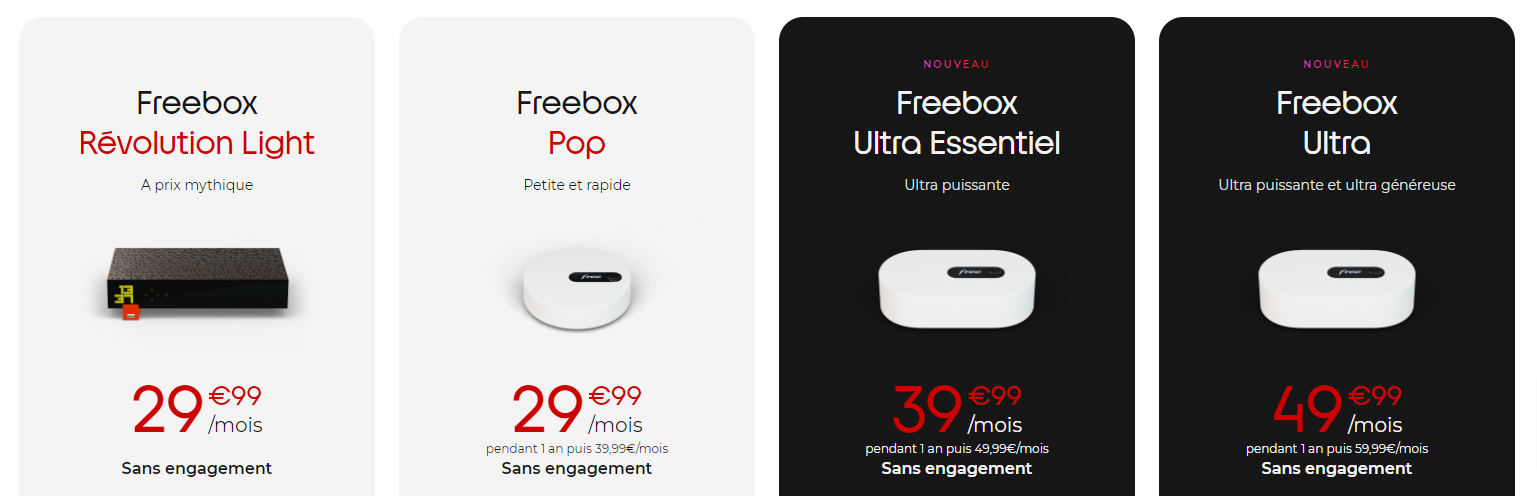 Découvrez l’ensemble des nouvelles offres Freebox