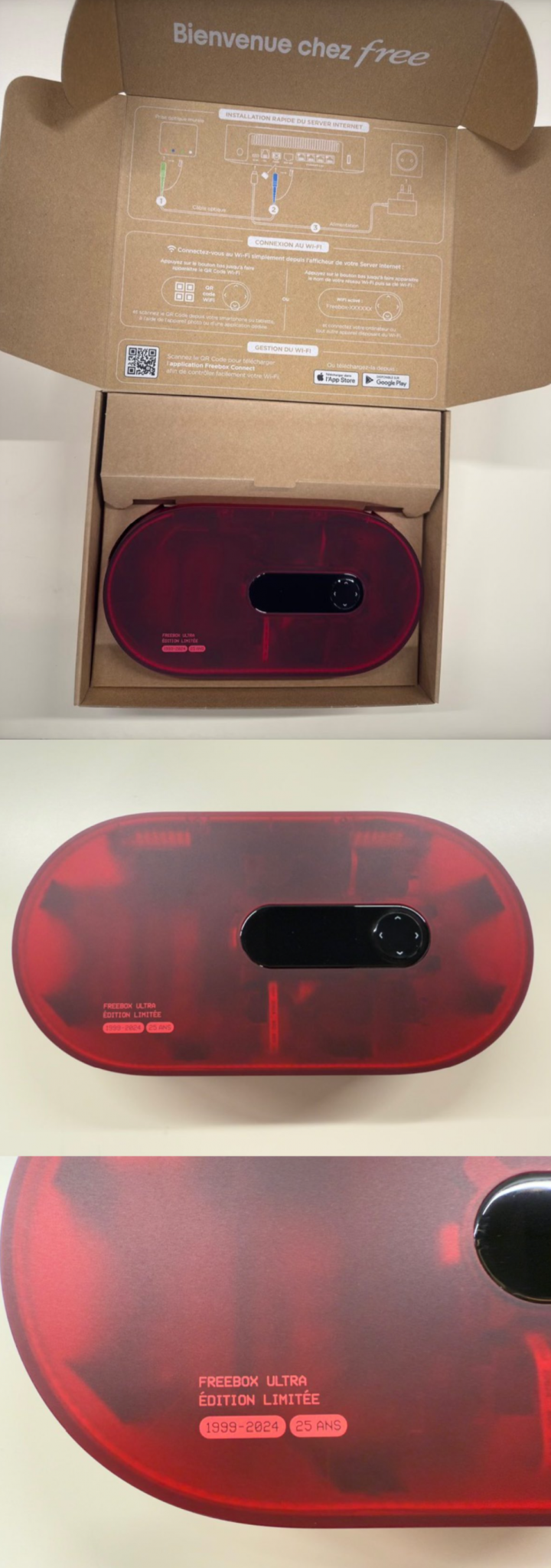 Découvrez le 1er unboxing de la Freebox Ultra édition limitée et ses ...