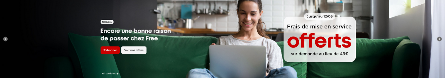 Nouveau : Free annonce offrir les frais de mise en service pour tous ...