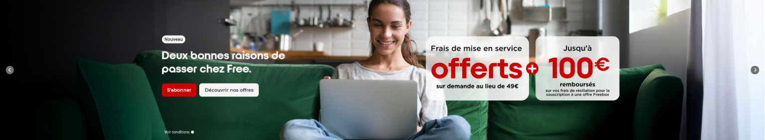 Free offre désormais les frais de mise en service aux nouveaux abonnés ...