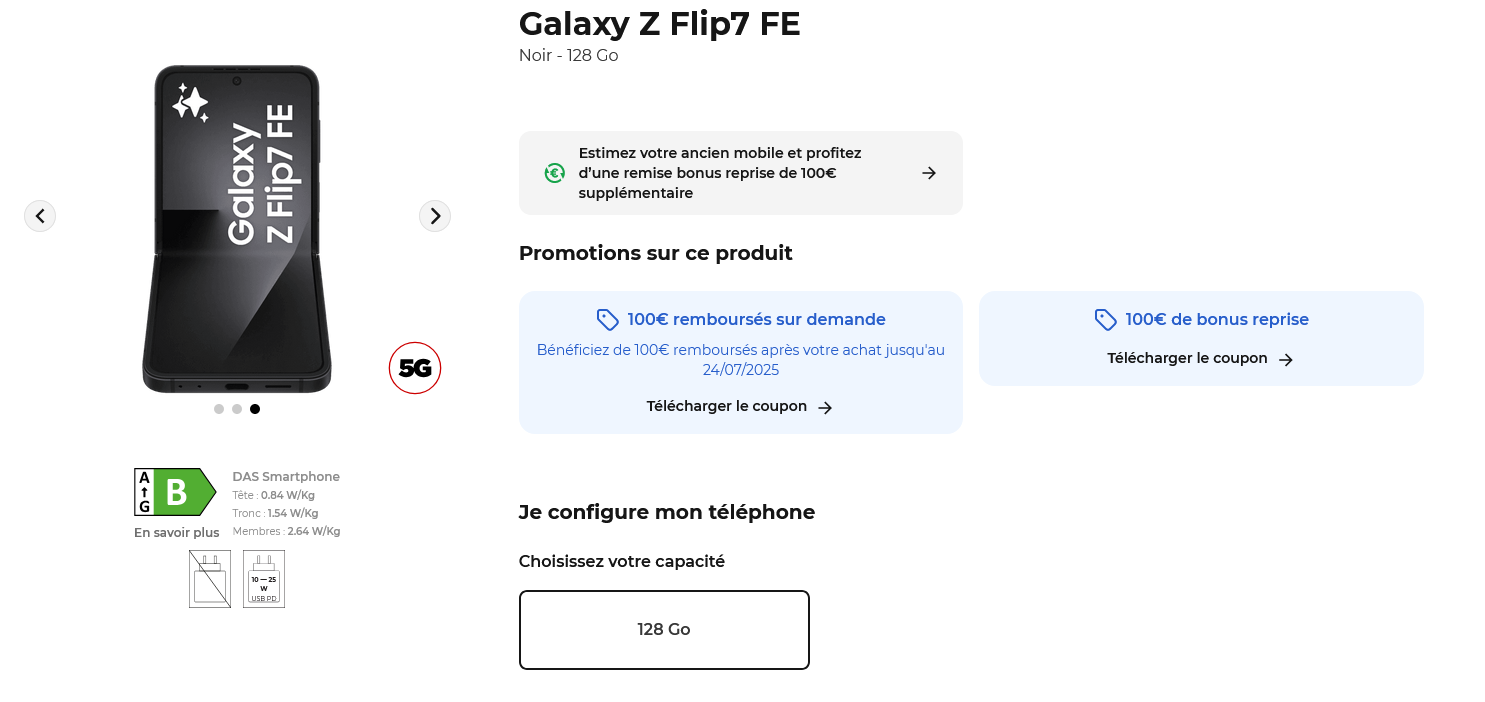 Free Mobile : les tous nouveaux Samsung Galaxy Z Flip7, FE et Z Fold7 ...
