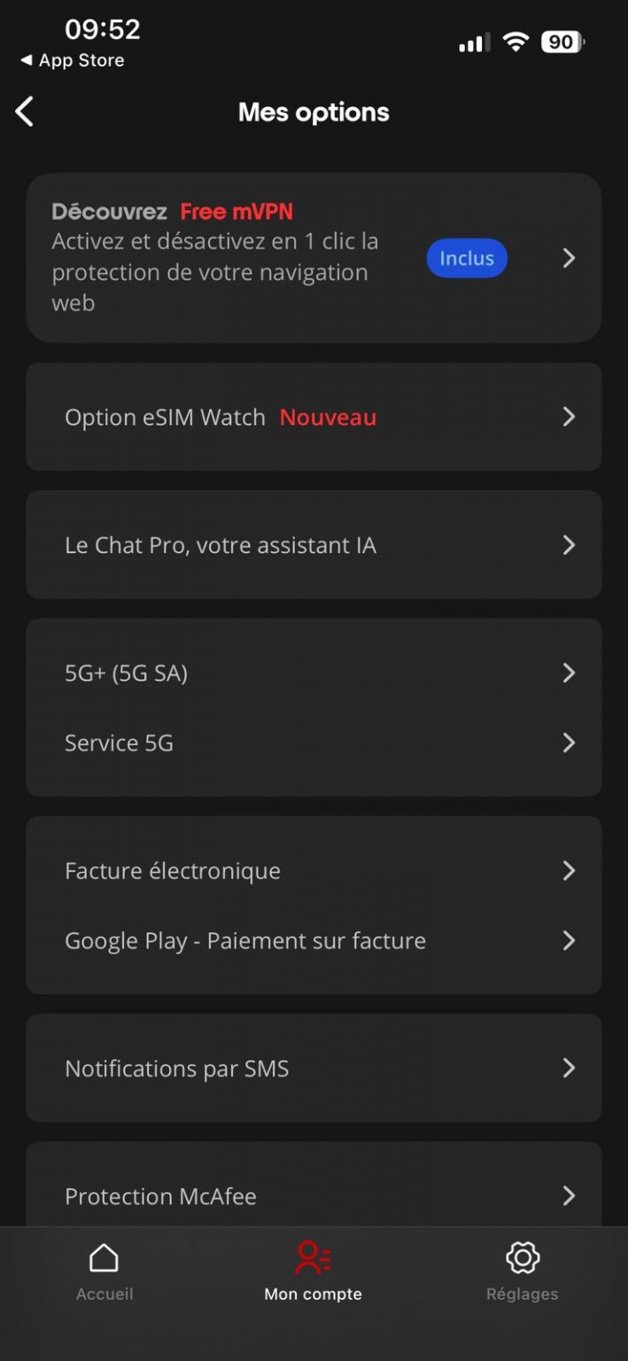 Application Free : activer le VPN gratuit de Free Mobile est désormais ...